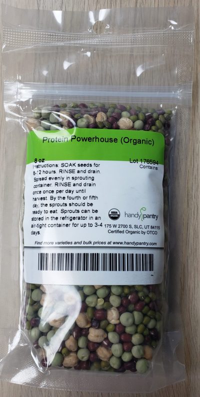 Handy Pantry Protein Powerhouse Sprouting Seeds Organic 8 oz - Dr. O ...